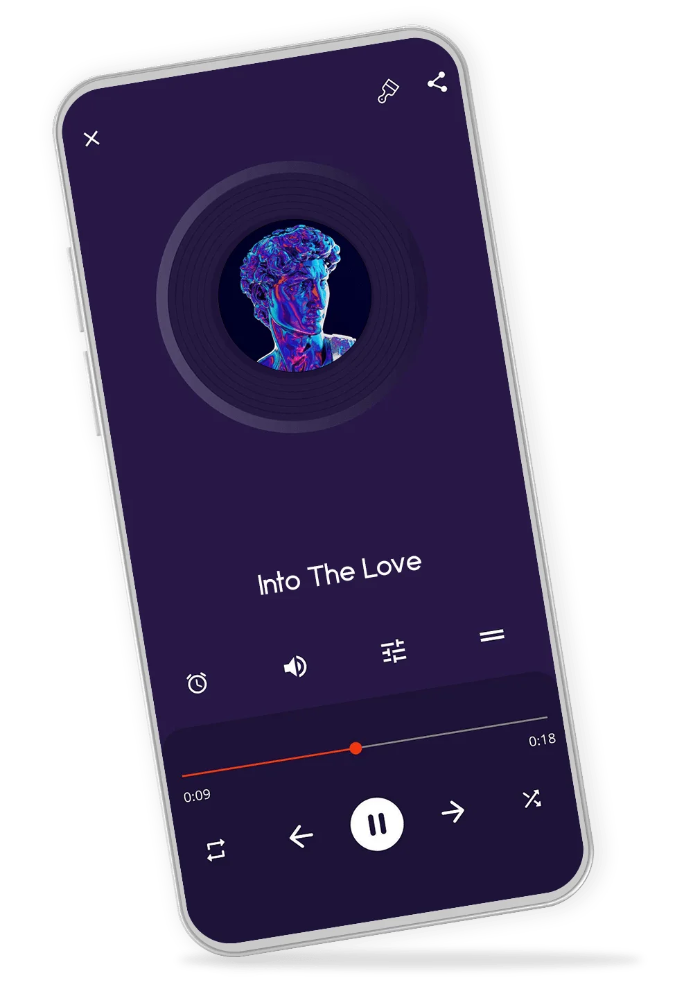 Built-in Music player